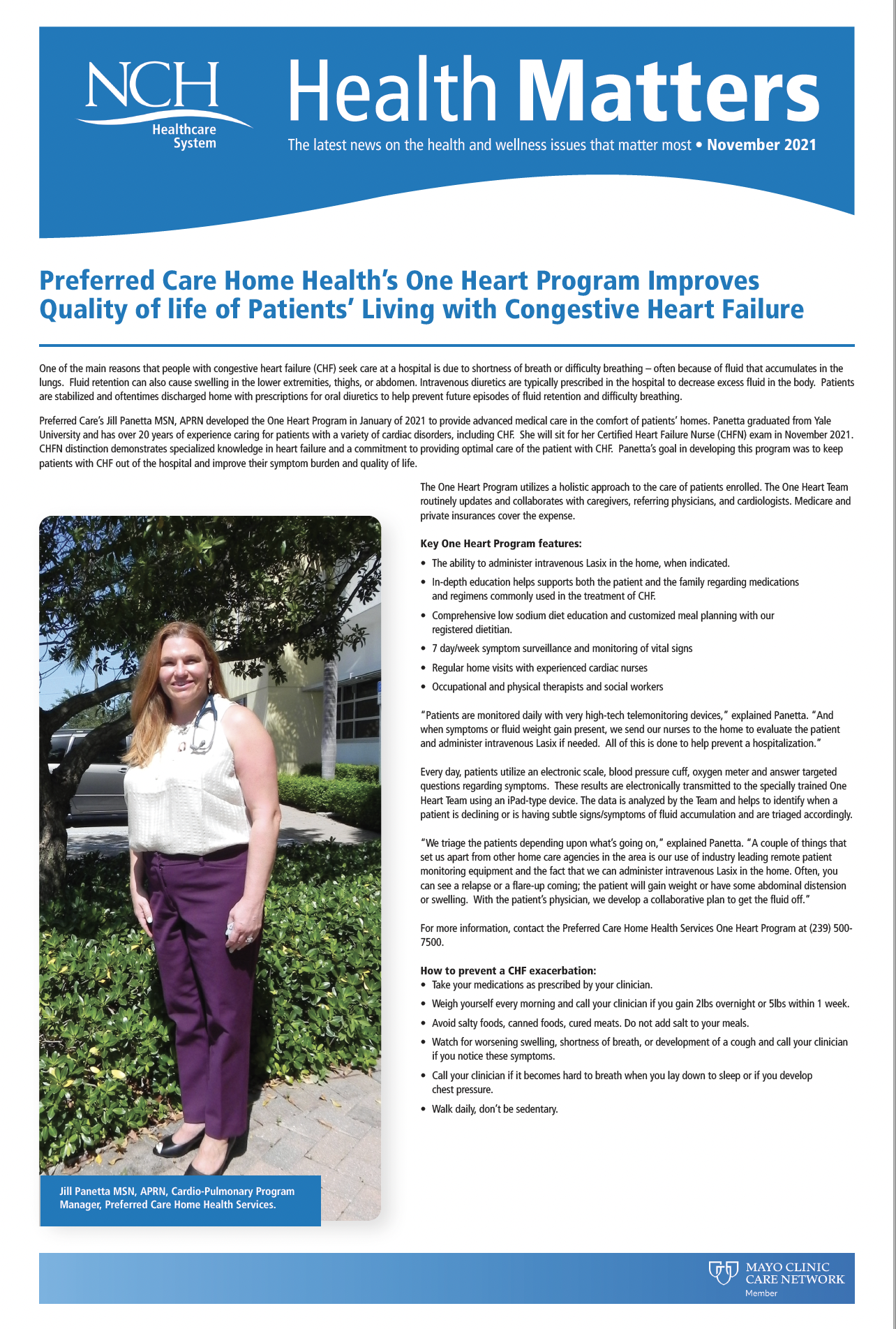 Health Matters November 2021 | NCH Healthcare System